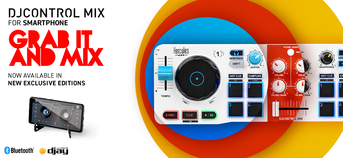 Hercules viert het succes van de DJControl Mix met de lancering van een ...